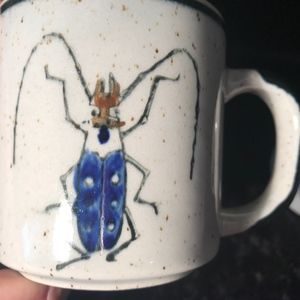 Dining | Stoneware Bug Unique Coffee Mugs La Cucaracha | Poshmark